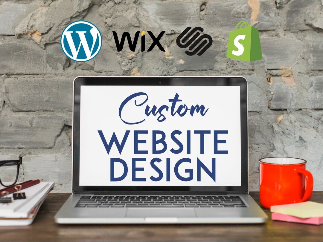Custom Website Design, Website Design Wordpress, Custom Website Shopify, Squarespace, Wix, Small ...
