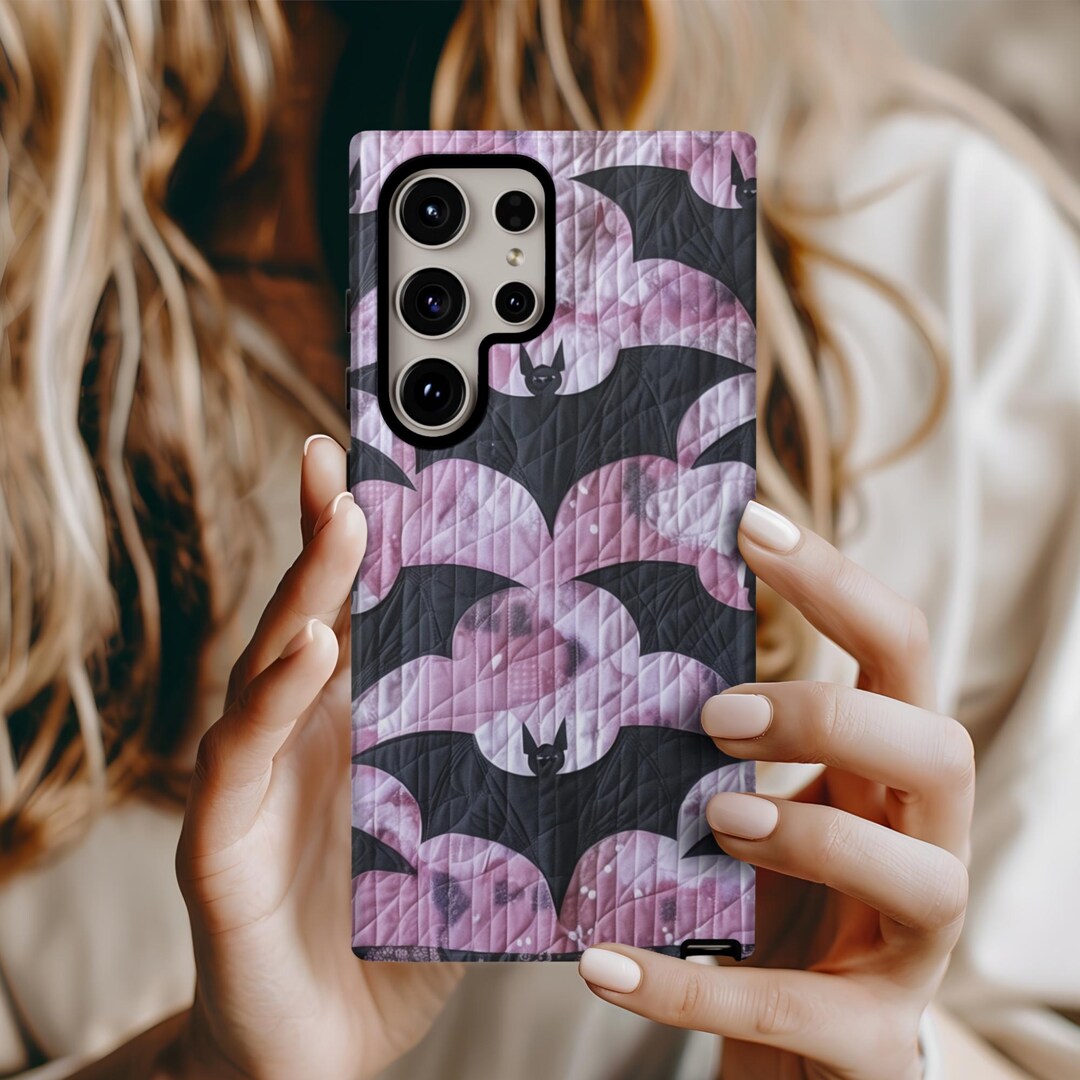 Lavender Halloween Vampire Bat Phone Case: Gothic Purple Emo Samsung ...