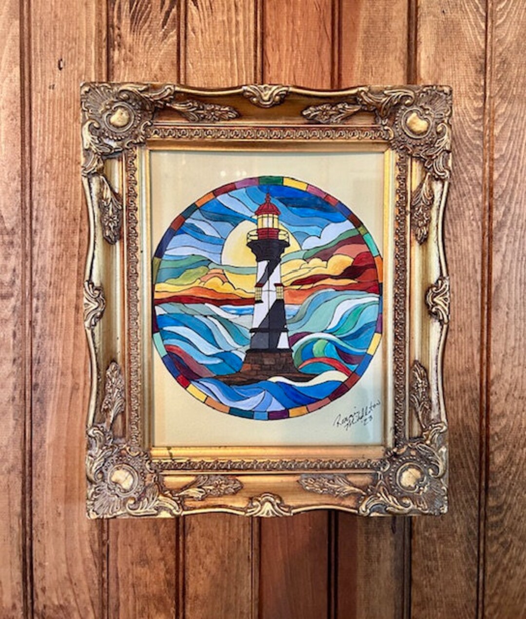 Framed Lighthouse - Etsy