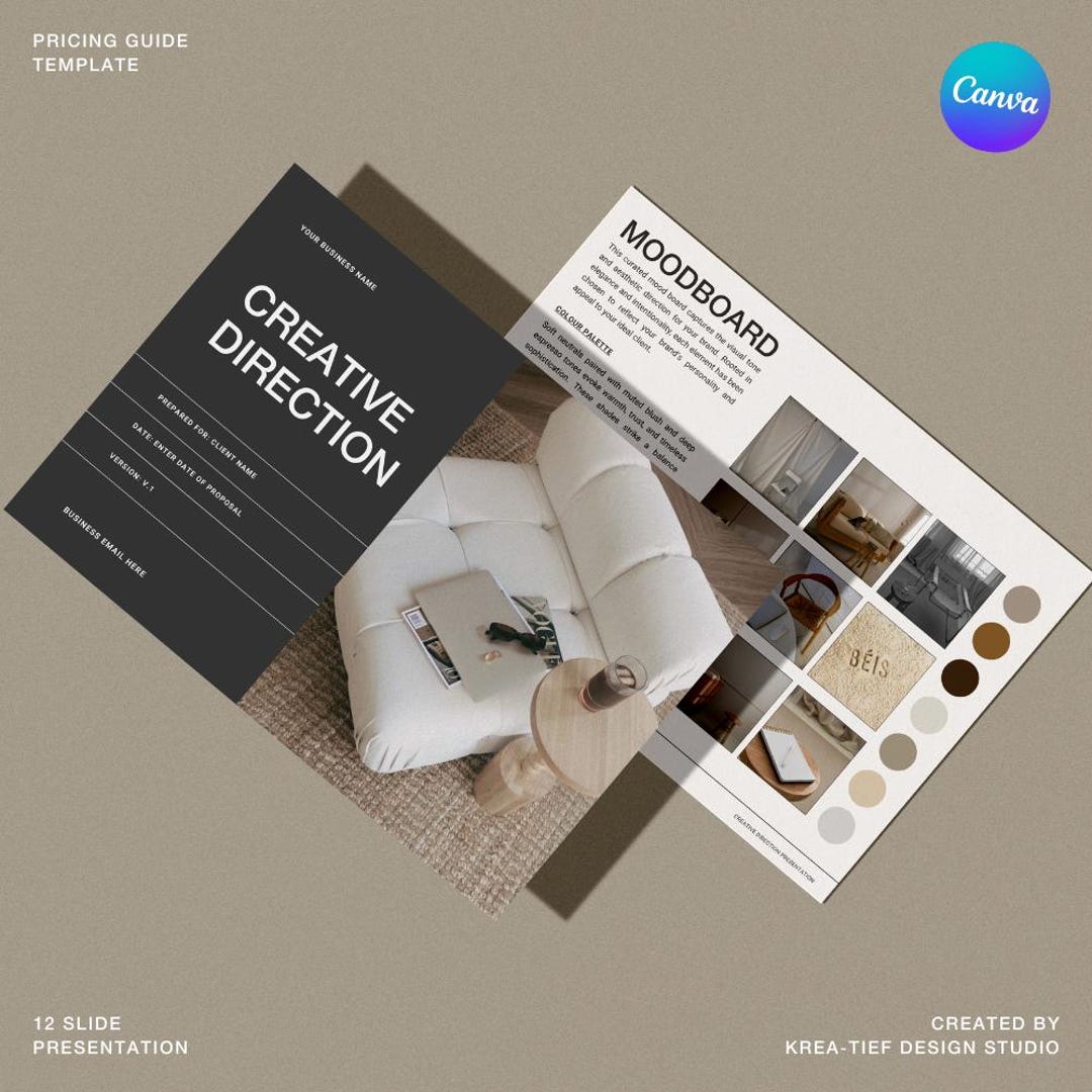Creative Direction Template for Designers | Template for Designers ...