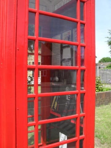 Vinyl Printed Interior Print to Fit a K6 RED TELEPHONE BOX Full Size ...