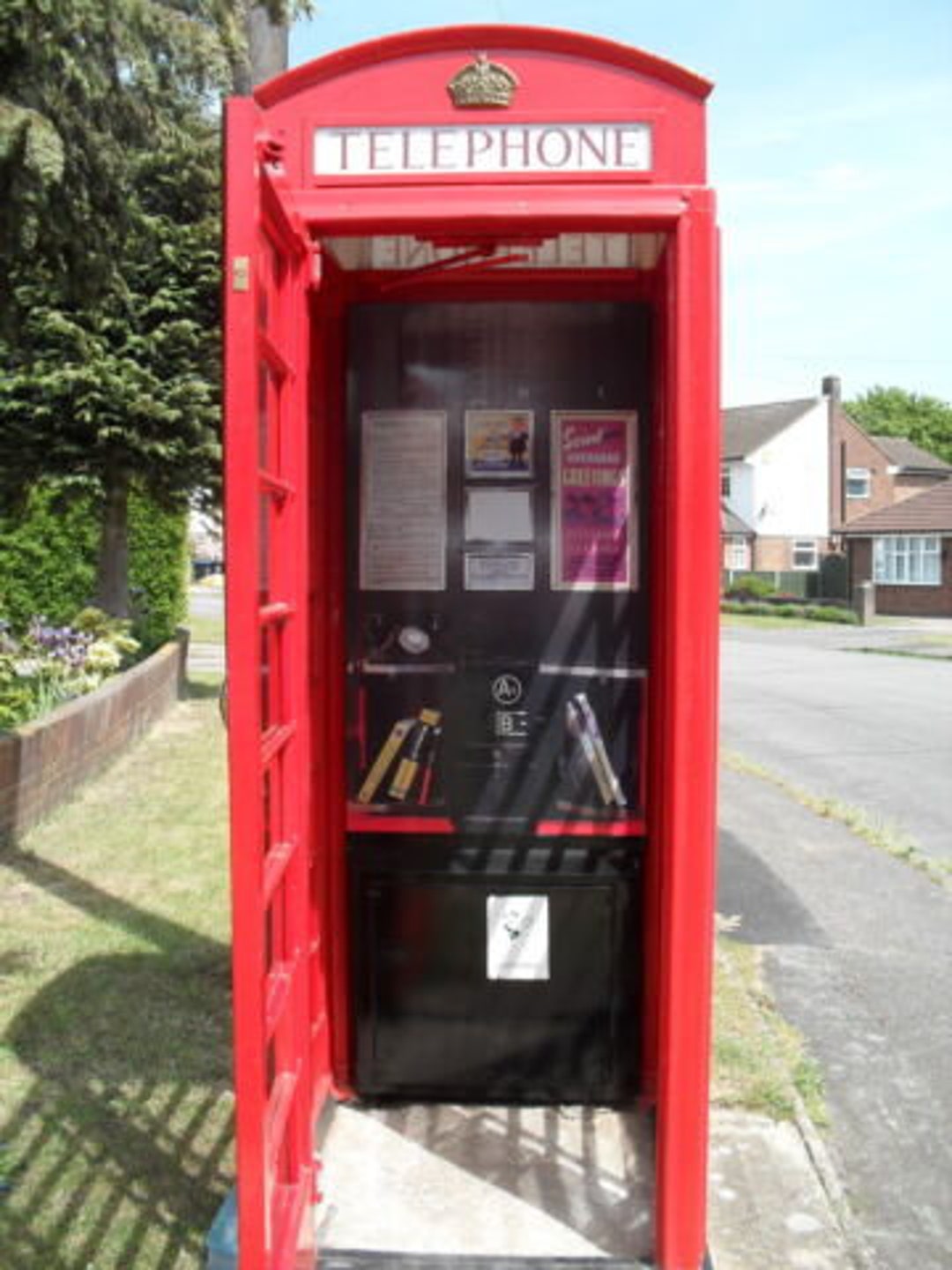 Vinyl Printed Interior Print to Fit a K6 RED TELEPHONE BOX Full Size ...