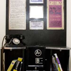 Vinyl Printed Interior Print to Fit a K6 RED TELEPHONE BOX Full Size ...