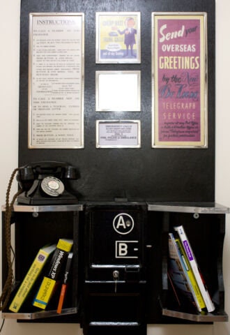 Vinyl Printed Interior Print to Fit a K6 RED TELEPHONE BOX Full Size ...