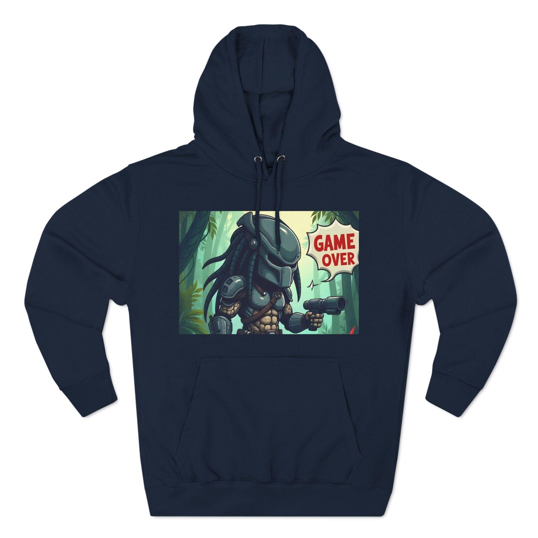 Predator Inspired Three-panel Fleece Hoodie - Etsy