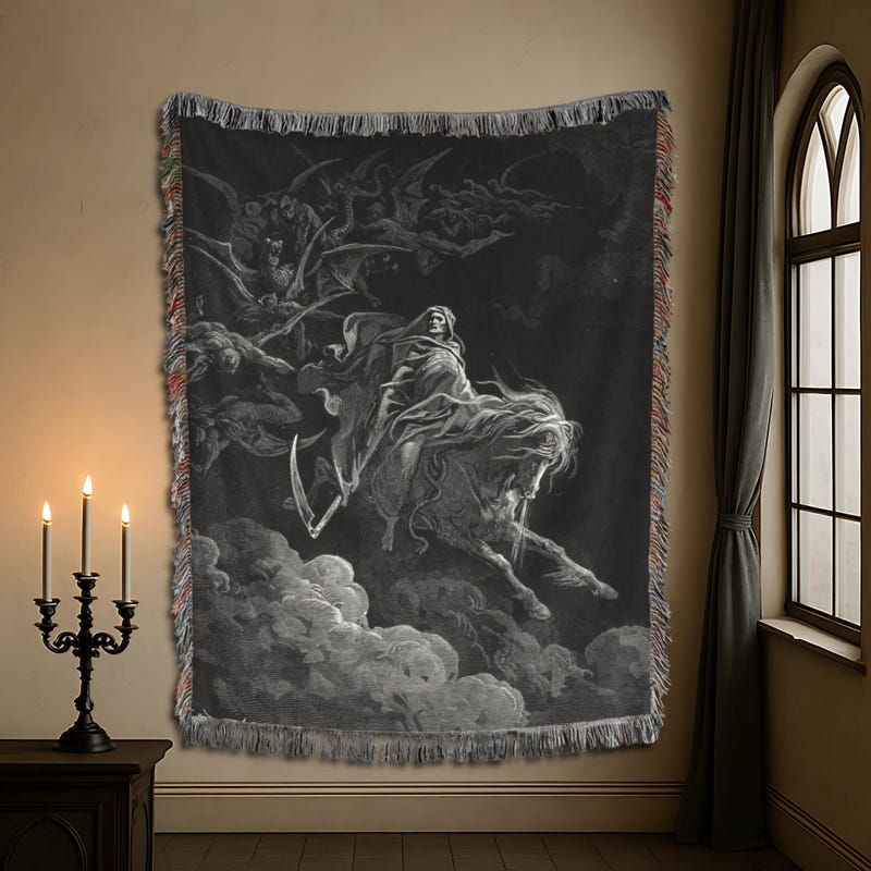 Goth Tapestry - Etsy