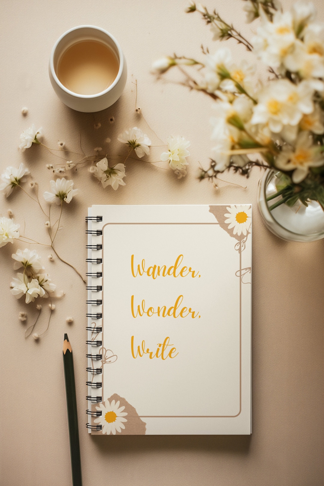 Wander, Wonder, Write: the Perfect Spiral Notebook for Everyday ...