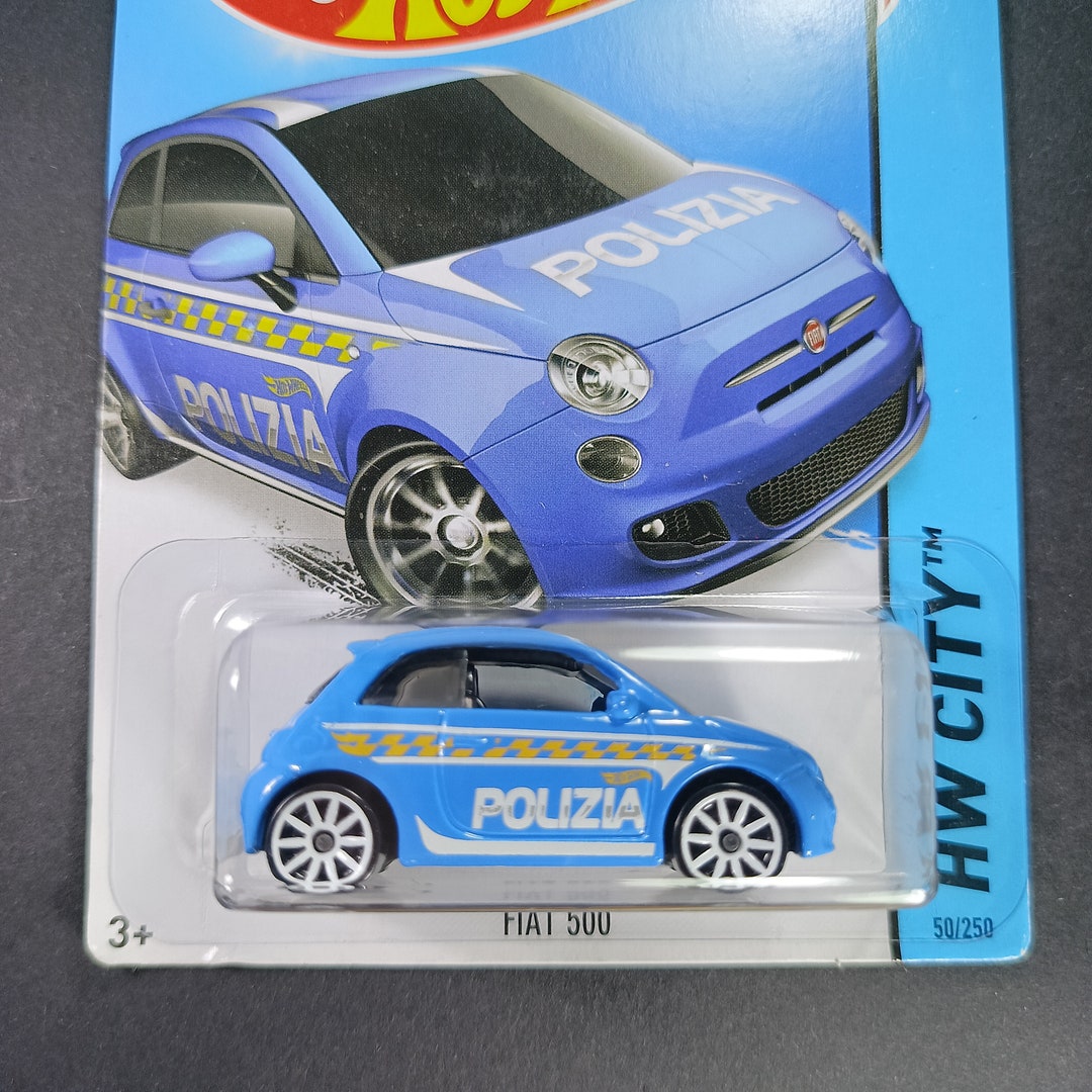 Fiat 500 Hot Wheels Collectible Model Miniature Car Gift Item for Car ...