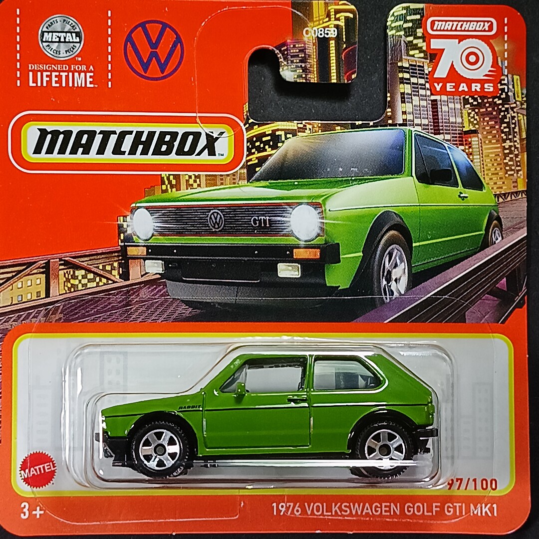 Matchbox 1976 Volkswagen Golf GTI MK1 Collectible Model Car Miniature ...