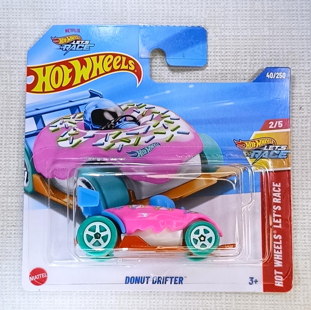 Hot Wheels Donut Drifter Collectible Model Car Miniature Gift Item for ...