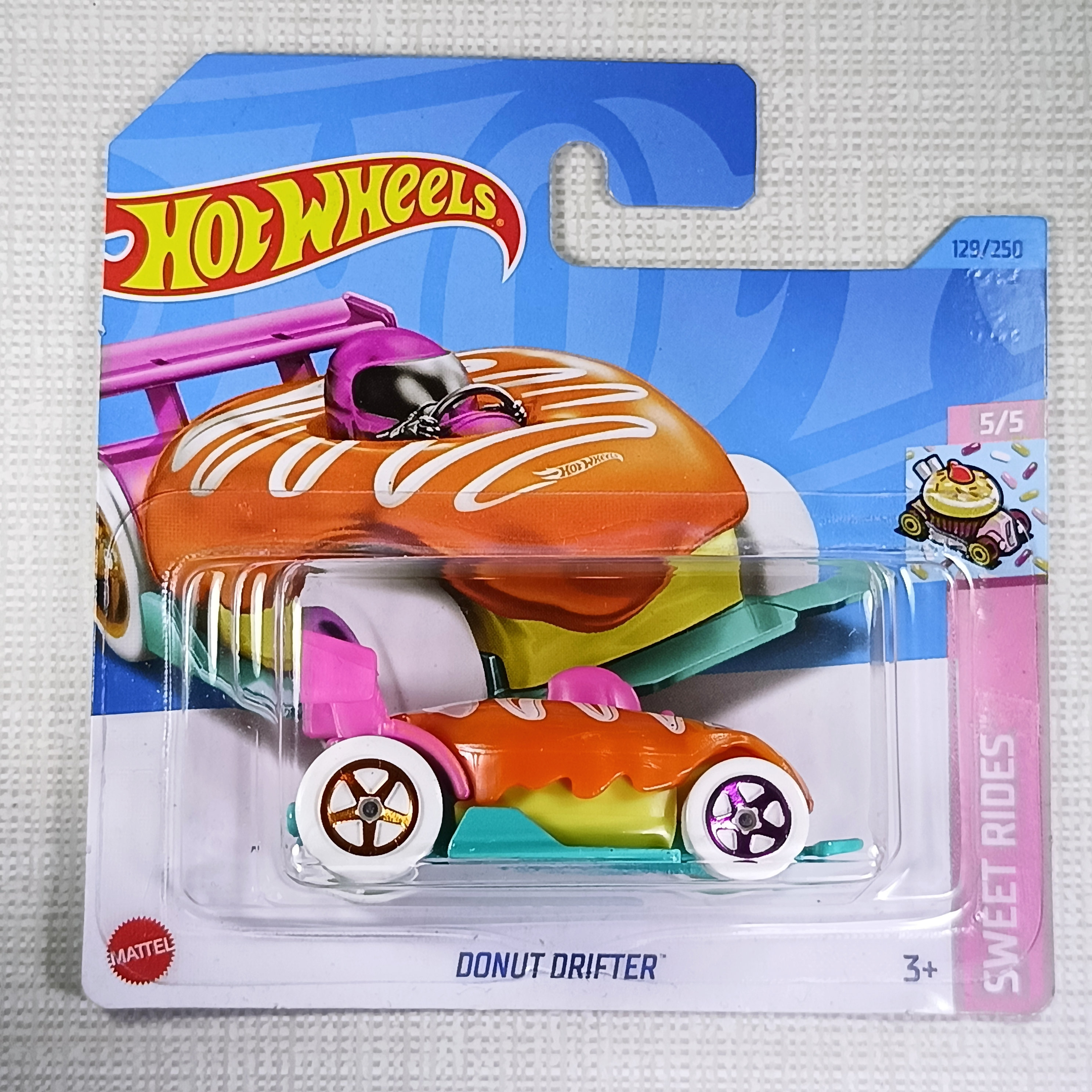 Hot Wheels Donut Drifter Treasure Hunt Collectible Model Car Miniature ...