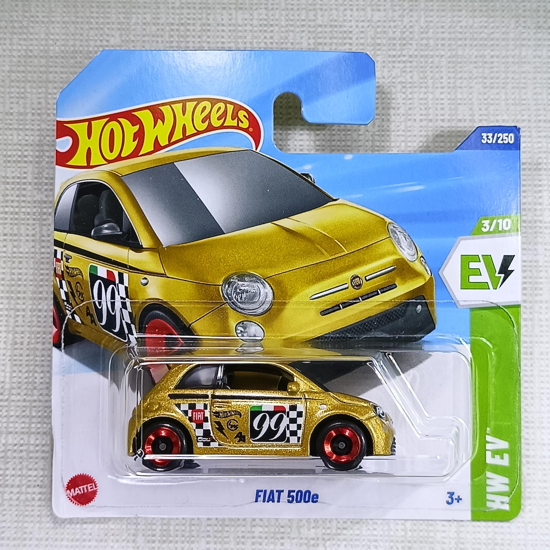 Hot Wheels Fiat 500e Collectible Model Miniature Car Gift Item for Car ...