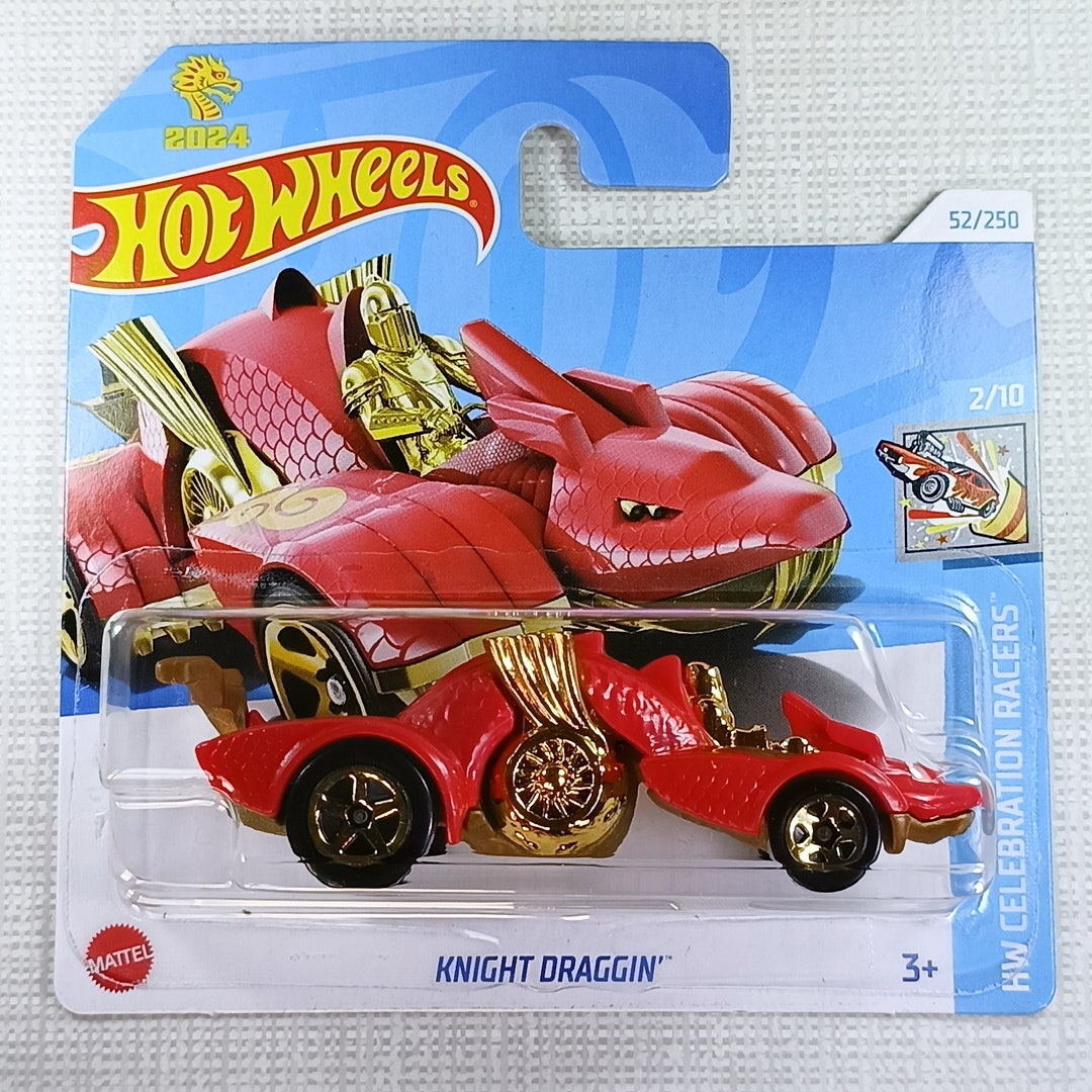 Hot Wheels Knight Draggin Collectible Model Car Miniature Gift Item for ...