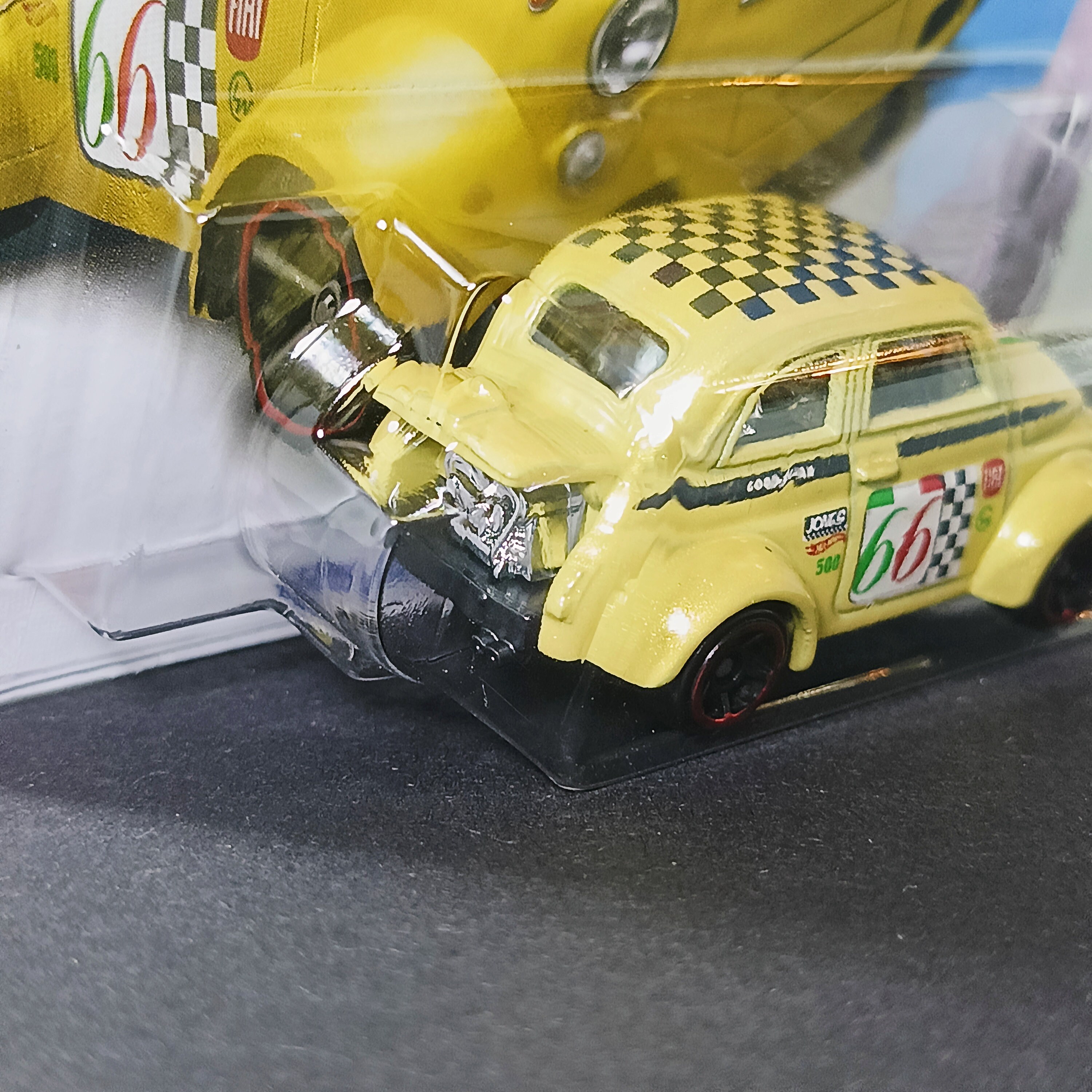 60S Fiat 500D Modificado Hot Wheels Collectible Model Car Miniature ...
