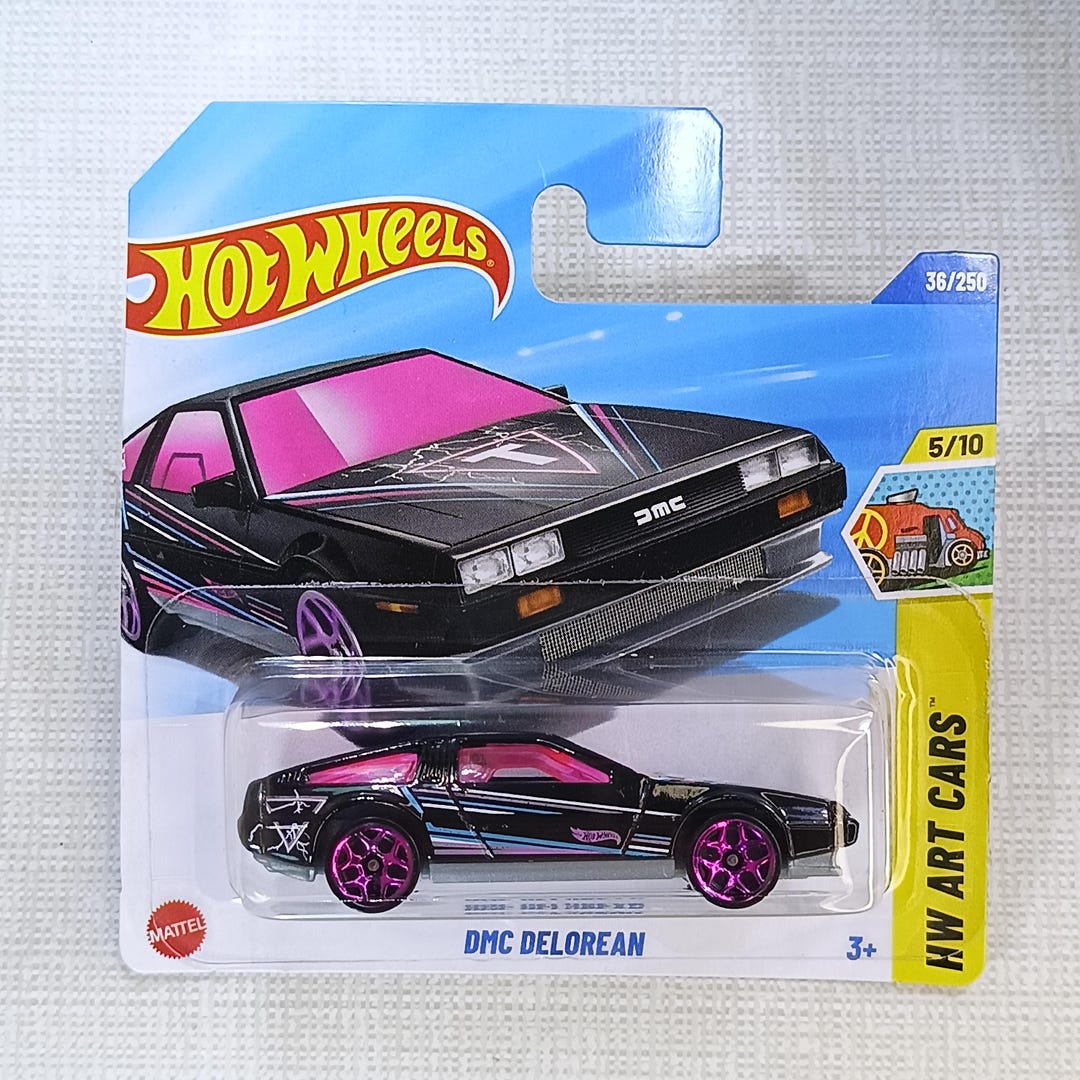 Hot Wheels DMC Delorean Collectible Model Car Miniature Gift Item for ...