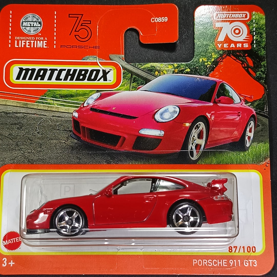 Porsche 911 GT3 Matchbox Collectible Model Car Miniature Gift Item for ...