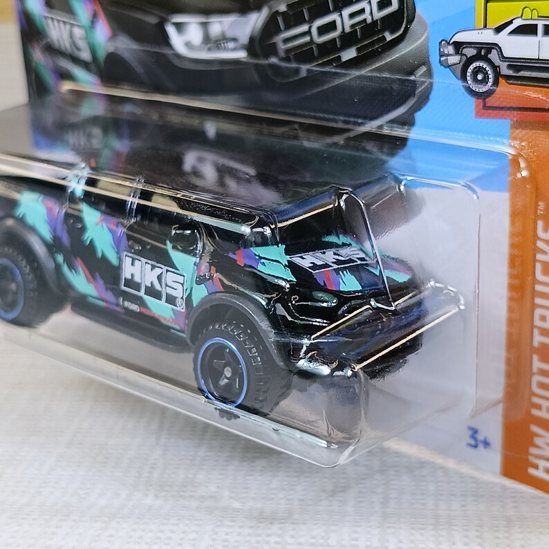Hot Wheels '19 Ford Ranger Raptor Black Collectible Model Car Miniature ...