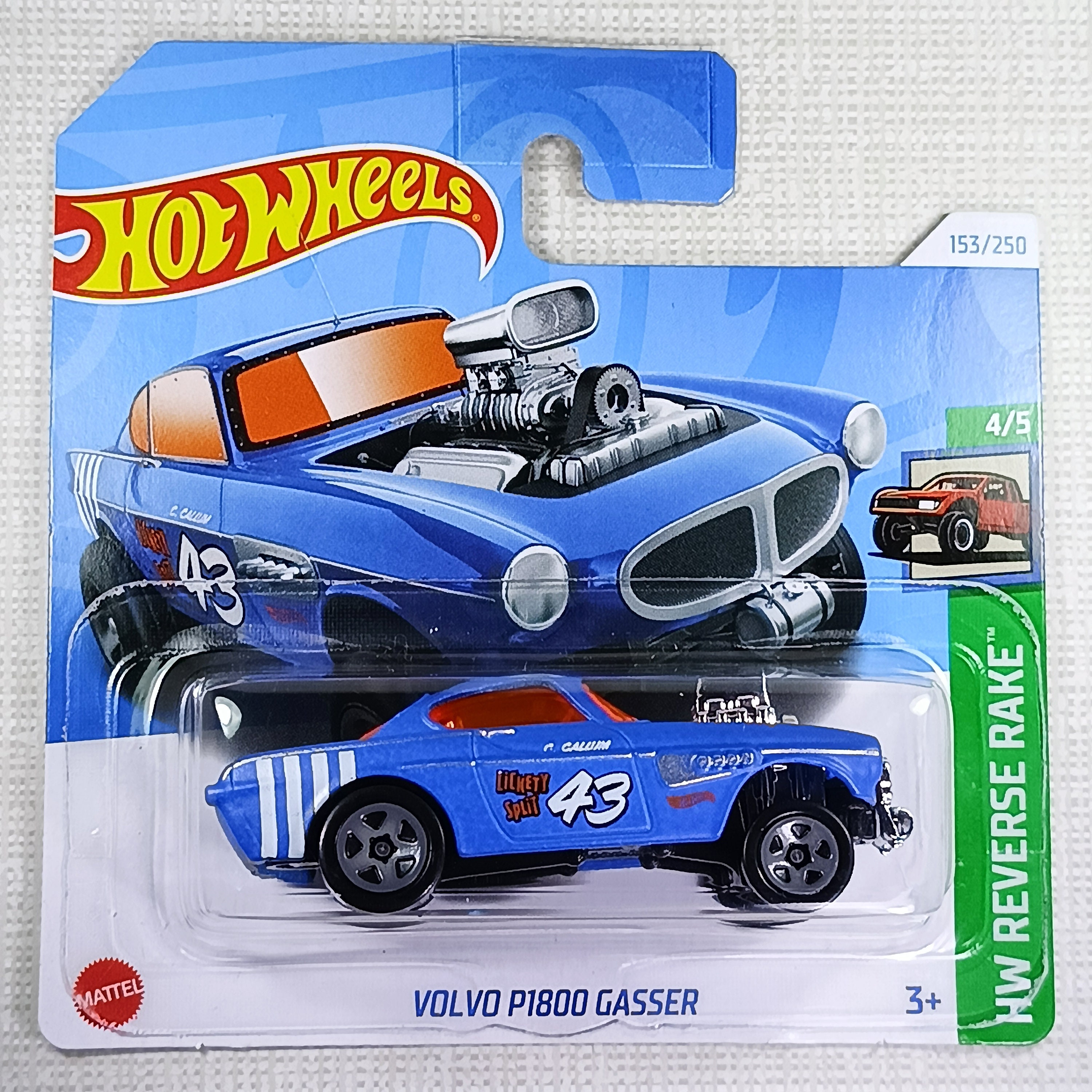 European Made Wine Carafe Hot Wheels Volvo P1800 Gasser Die-Cast Car ...