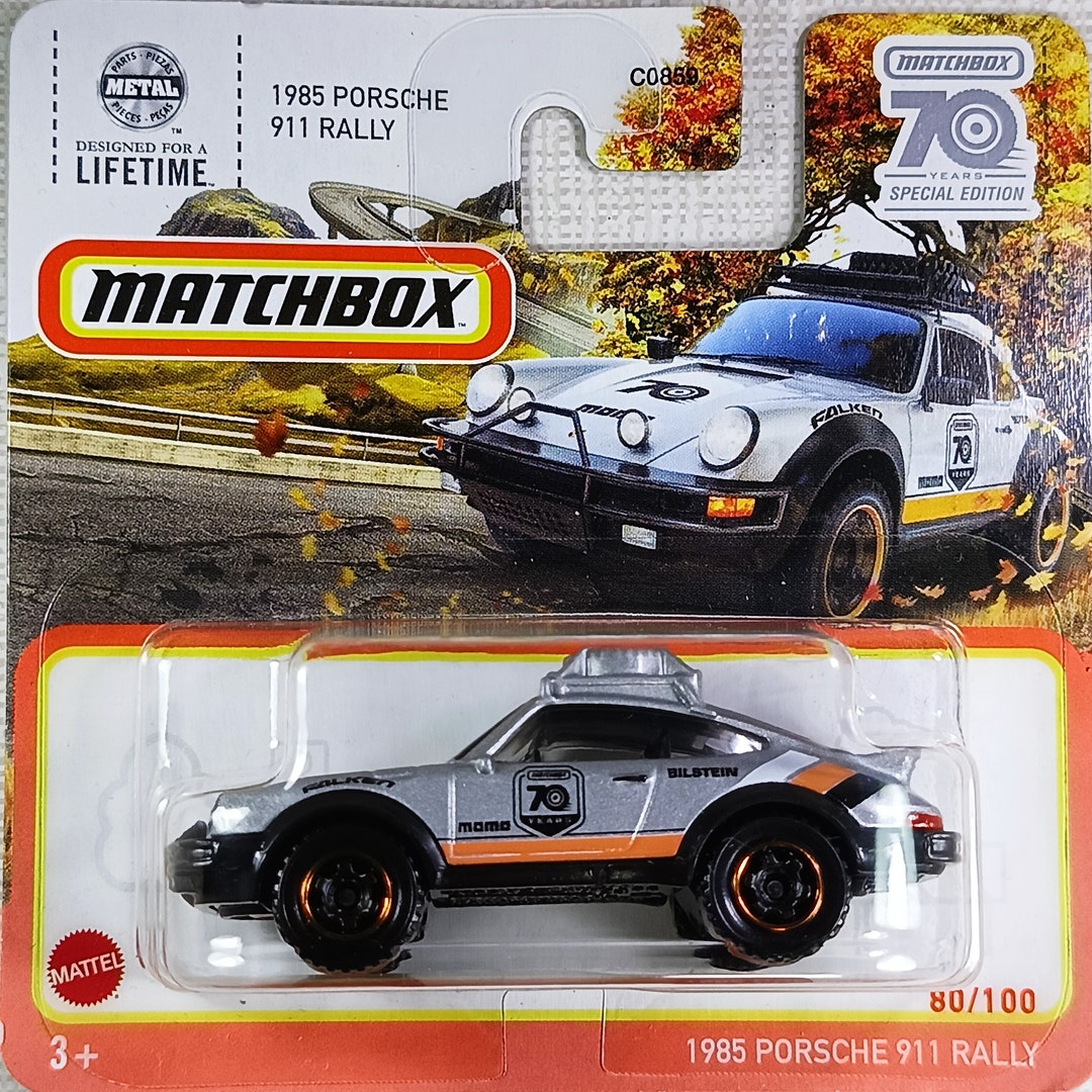 Matchbox 1985 Porsche 911 Rally Collectible Model Car Miniature Gift ...
