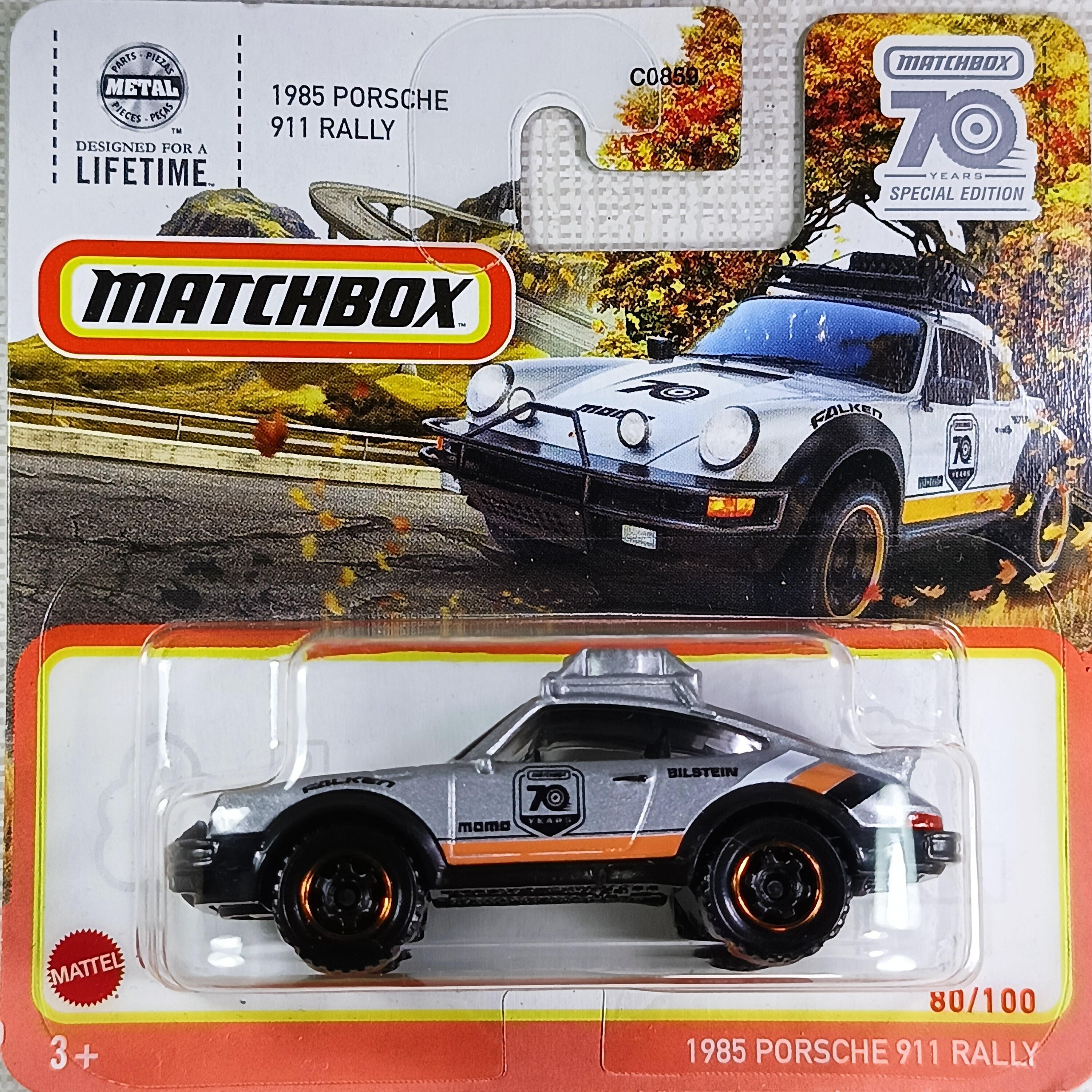 Matchbox 1985 Porsche 911 Rally Collectible Model Car Miniature Gift ...