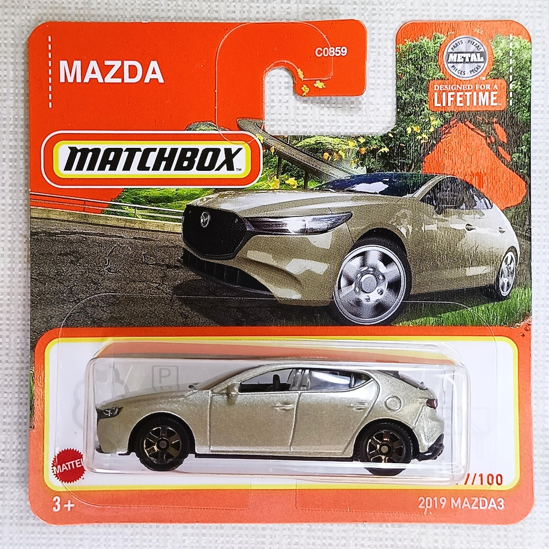 Matchbox 2019 Mazda 3 Collectible Model Car Miniature Gift Item for Car ...