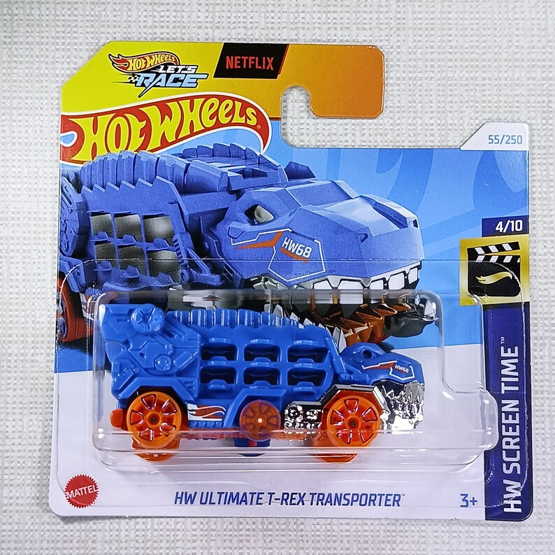 Hot Wheels Hw Ultimate T-rex Transporter Collectible Model Miniature ...