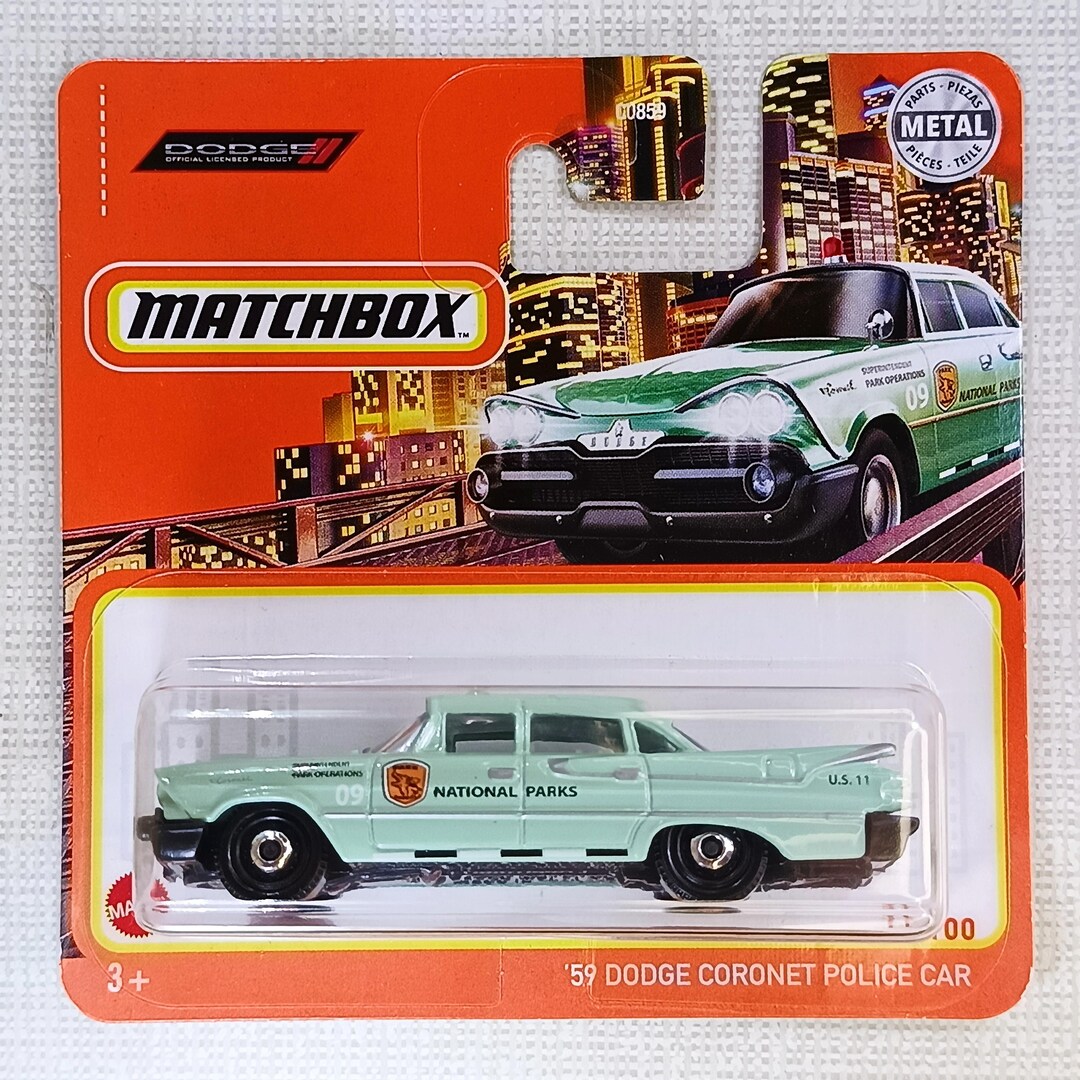 Matchbox 59 Dodge Coronet Police Car Collectible Model Miniature Car ...