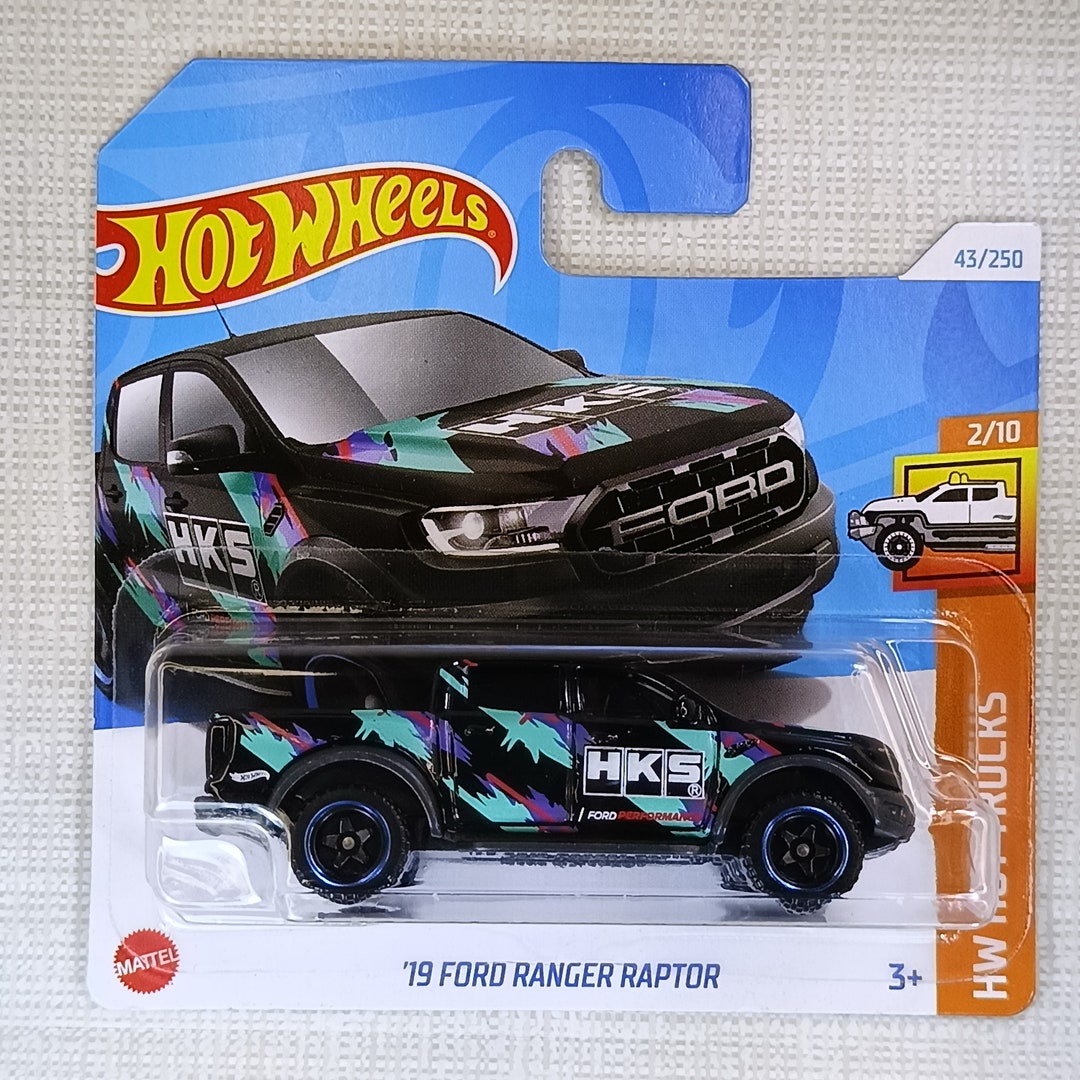 Hot Wheels '19 Ford Ranger Raptor Black Collectible Model Car Miniature ...