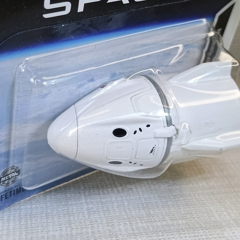 Matchbox Space X Dragon Space Rocket Collectible Model Car Miniature ...