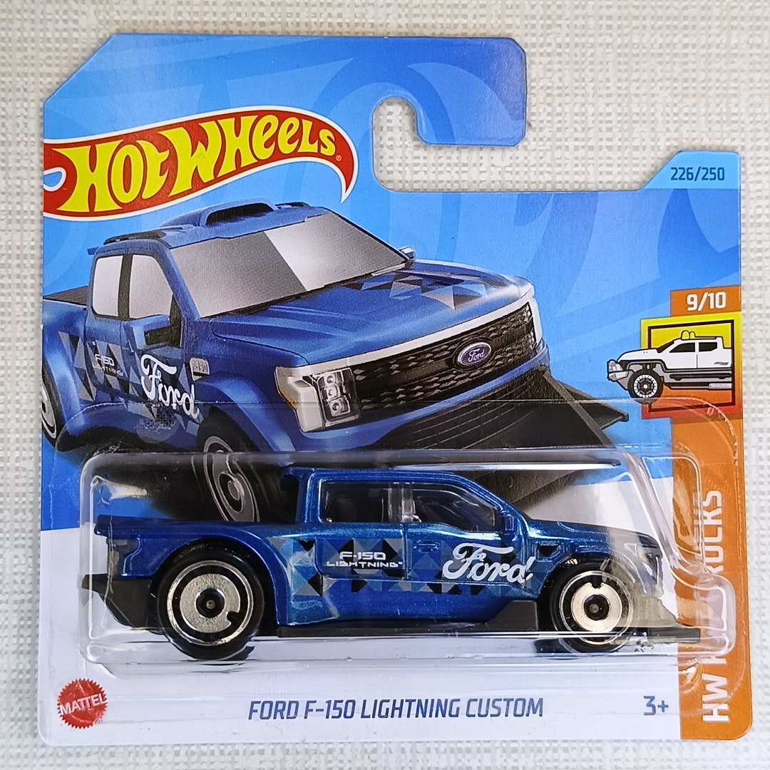 Hot Wheels Ford F-150 Lightning Custom Collectible Model Car Miniature ...
