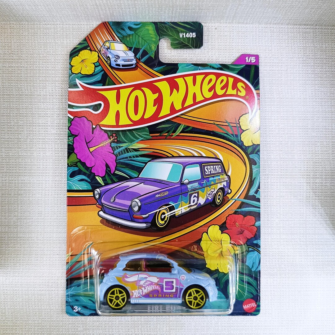Hot Wheels Fiat 500 Collectible Model Miniature Car Gift Item for Car ...