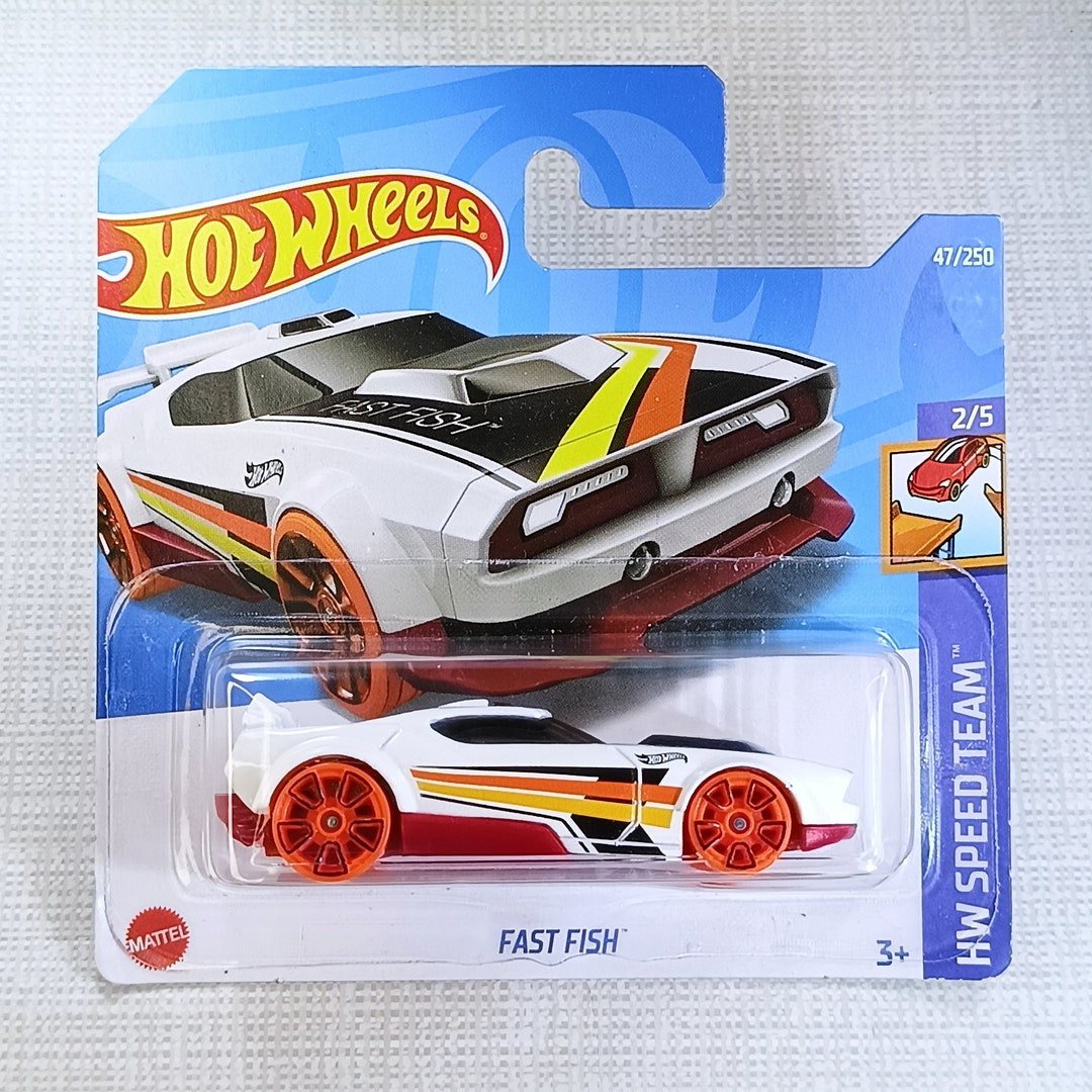 Hot Wheels Fast Fish Collector's Model Miniature Car Gift Item for Car ...
