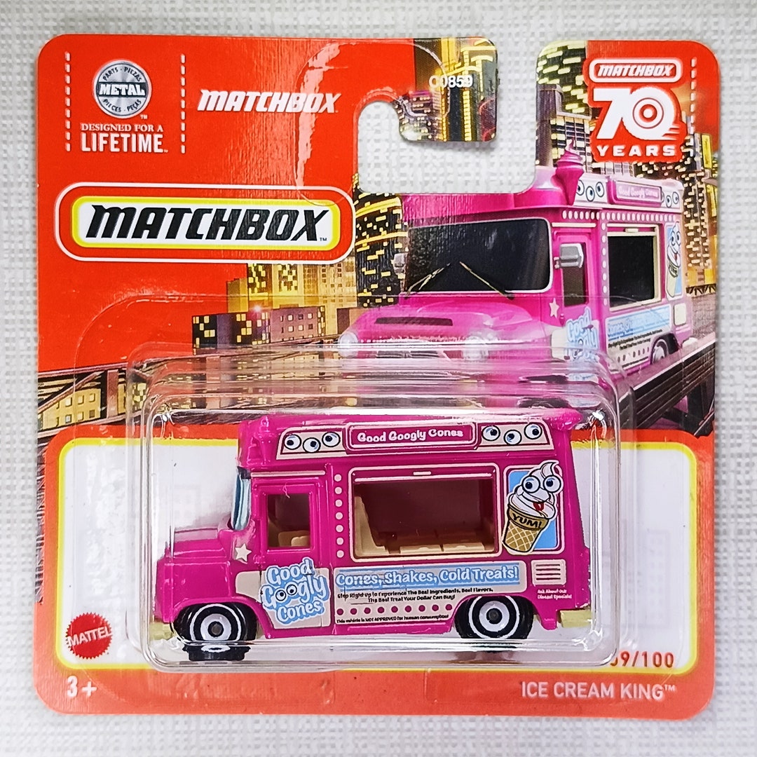 Matchbox Ice Cream King Ice Cream Truck Collectible Model Miniature Car ...