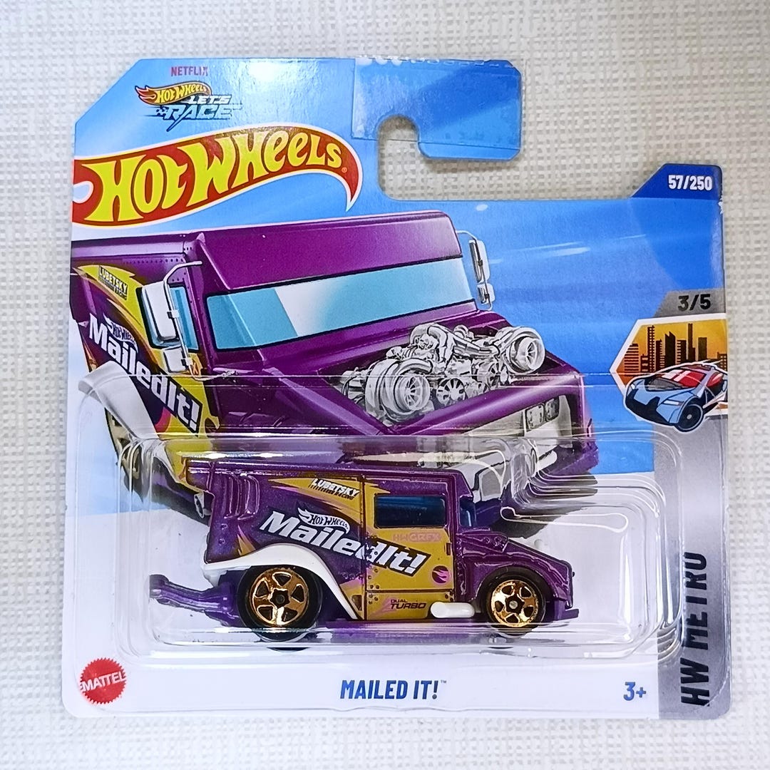 Hot Wheels Mailed It! Treasure Hunt Collectible Model Car Miniature ...