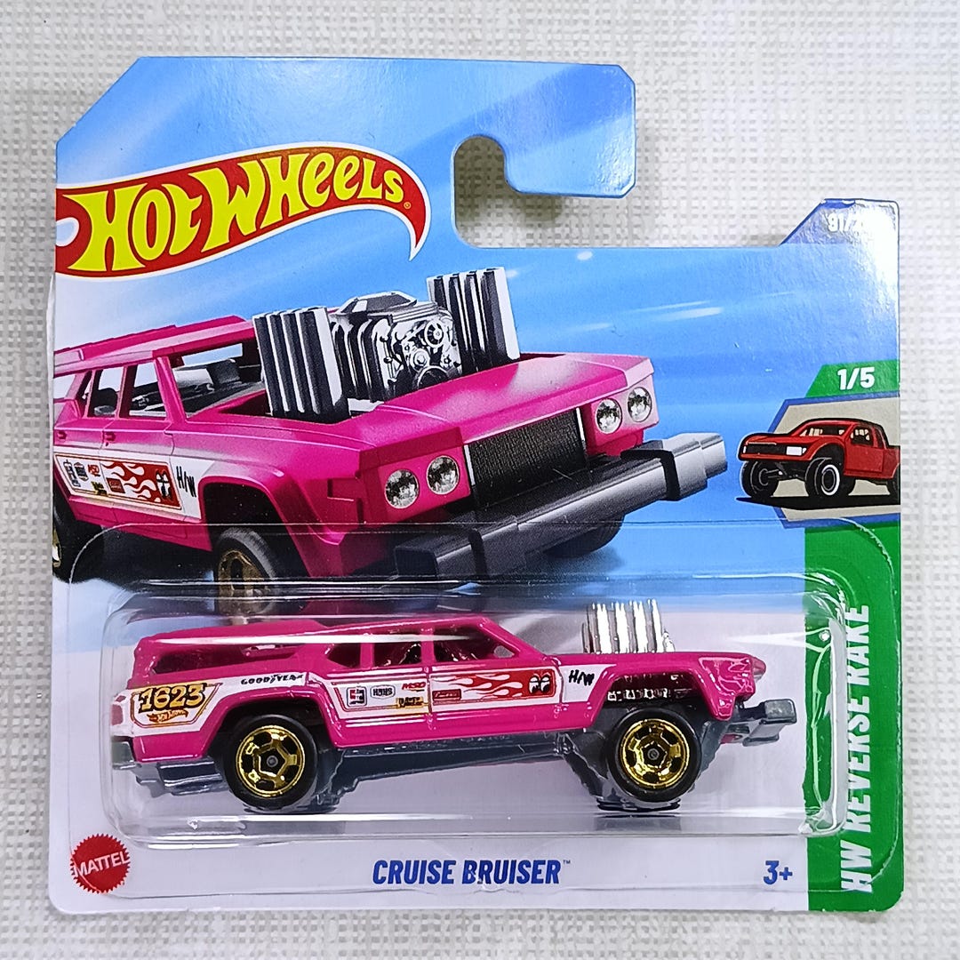 Hot Wheels Cruise Bruiser Collectible Model Car Miniature Gift Item for ...