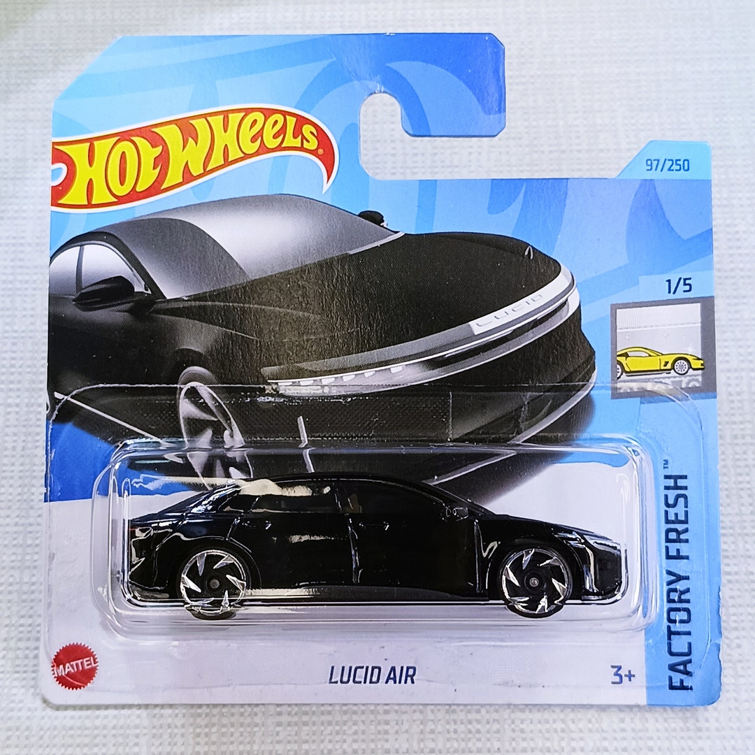 Hot Wheels Lucid Air Black Collectible Model Car Miniature Gift Item ...