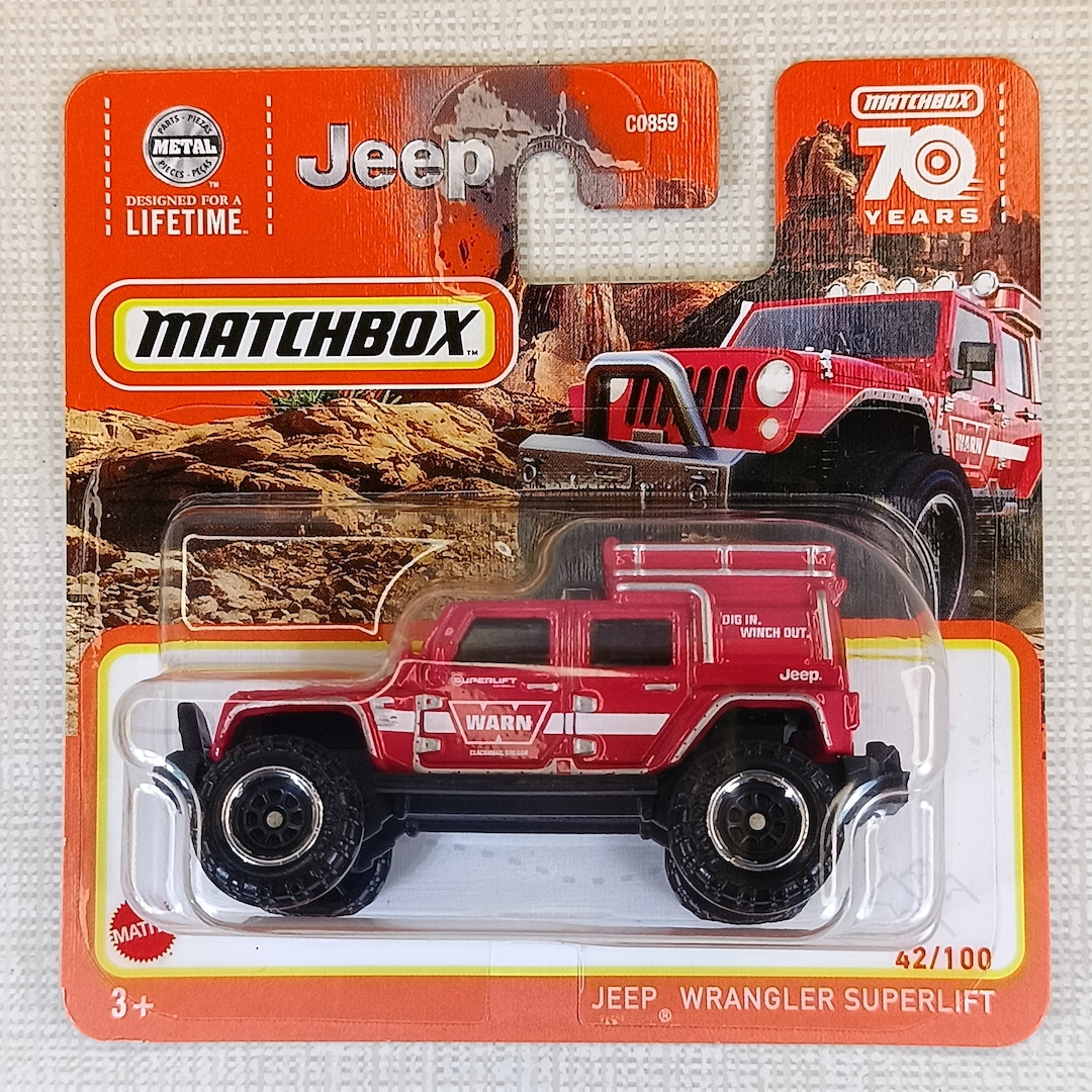 Matchbox Jeep Wrangler Superlift Collectible Model Miniature Car Gift ...