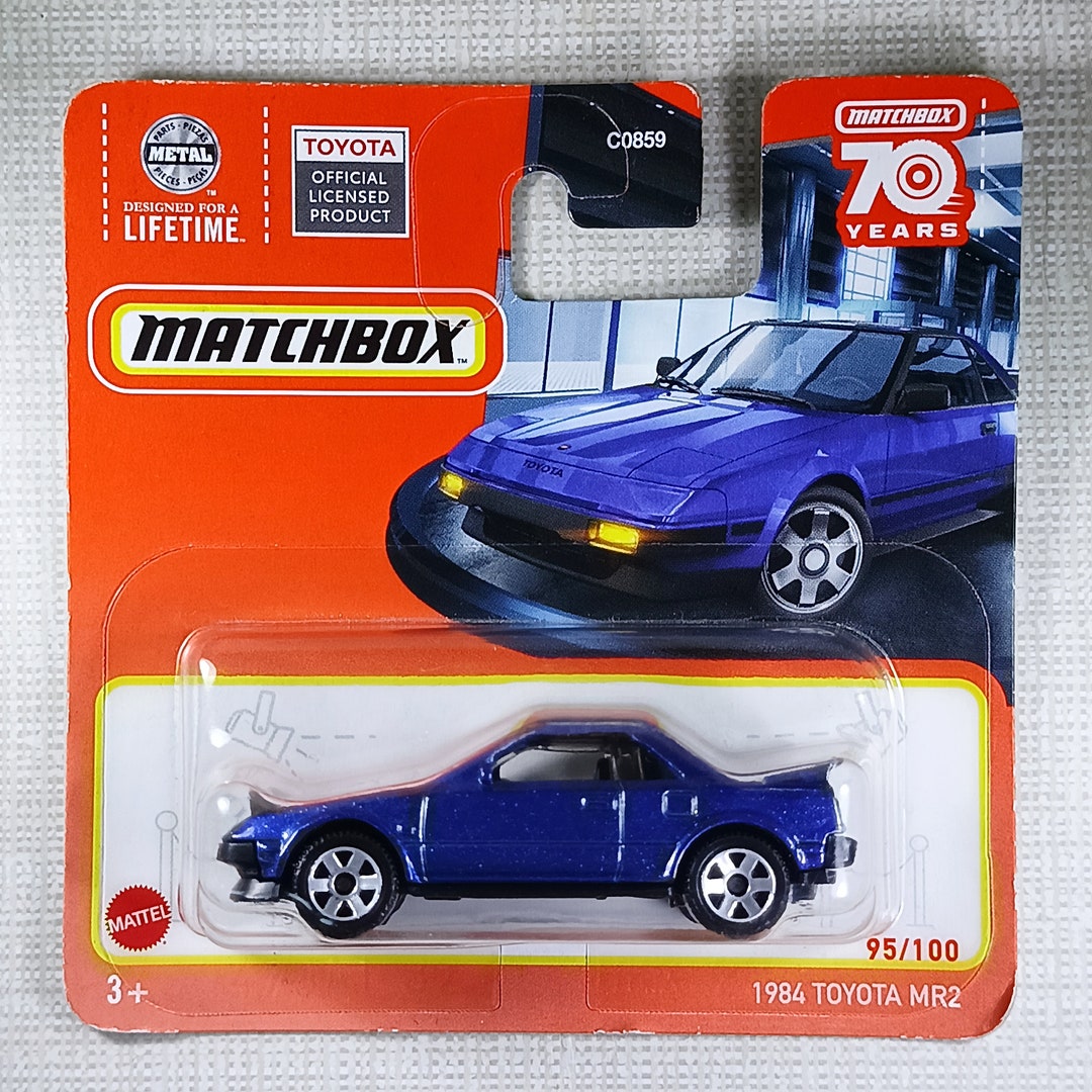 Matchbox 1984 Toyota MR2 Blue Collectible Model Car Miniature Gift Item ...