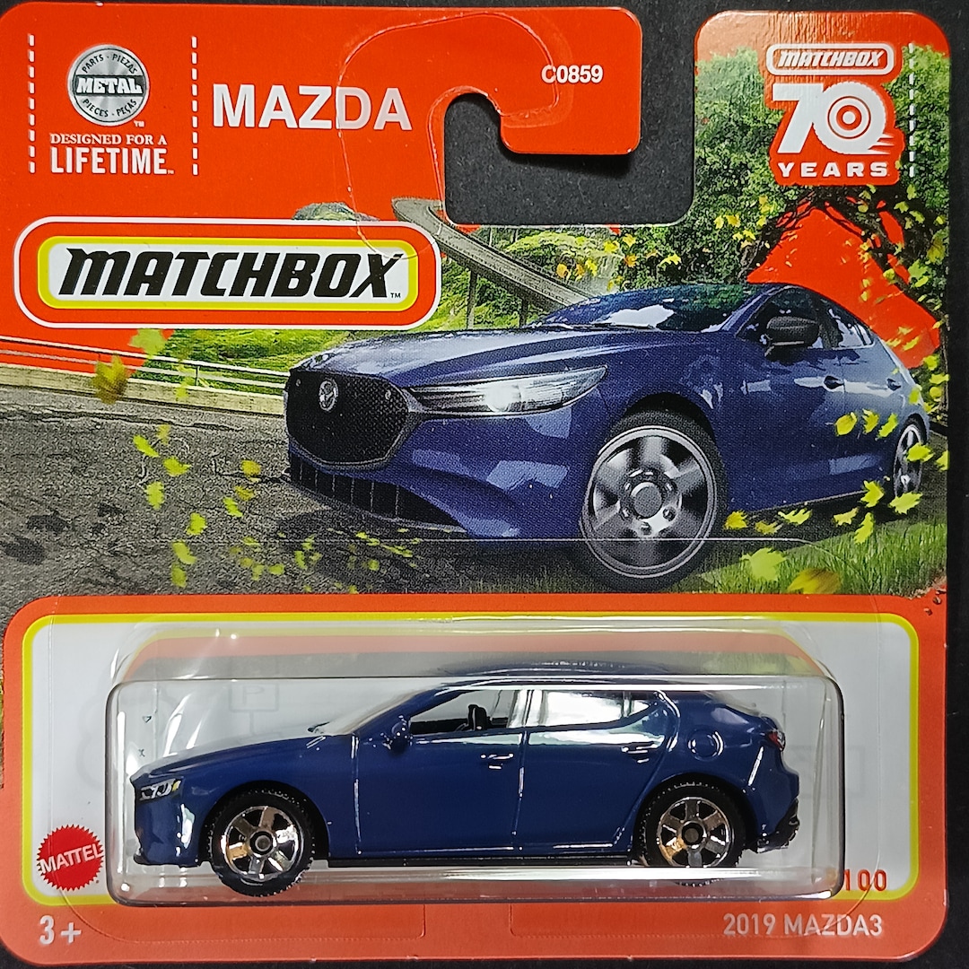 Matchbox 2019 Mazda3 Collectible Model Car Miniature Gift Item for Car ...