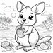 50 Cute Koala and Friends Coloring Book Pages, Volume 1 - Etsy