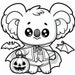 50 Cute Koala and Friends Coloring Book Pages, Volume 1 - Etsy