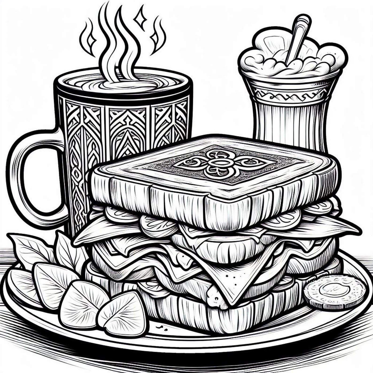 50 Gothic Coloring Book Pages volume 1 - Etsy