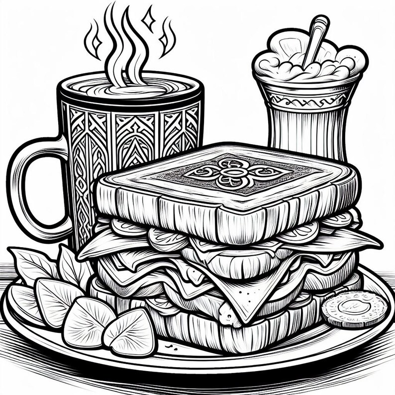 50 Gothic Coloring Book Pages volume 1 - Etsy