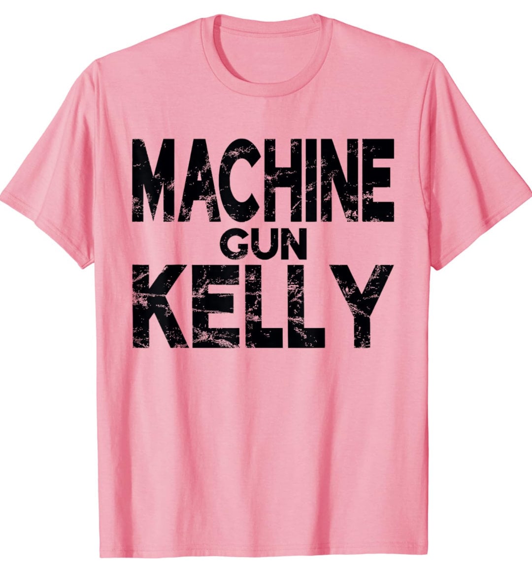 MGK Machine Gun Kelly Pink/black Shirt T-shirt men's Women's & Youth ...