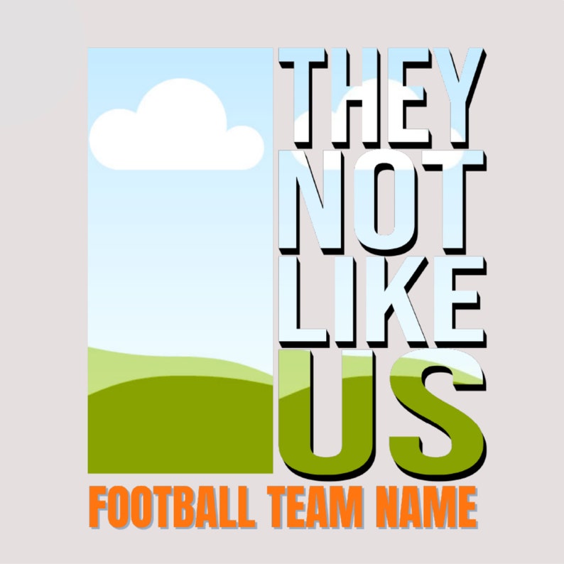 They Not Like Us Canva Frame Template - Etsy Australia