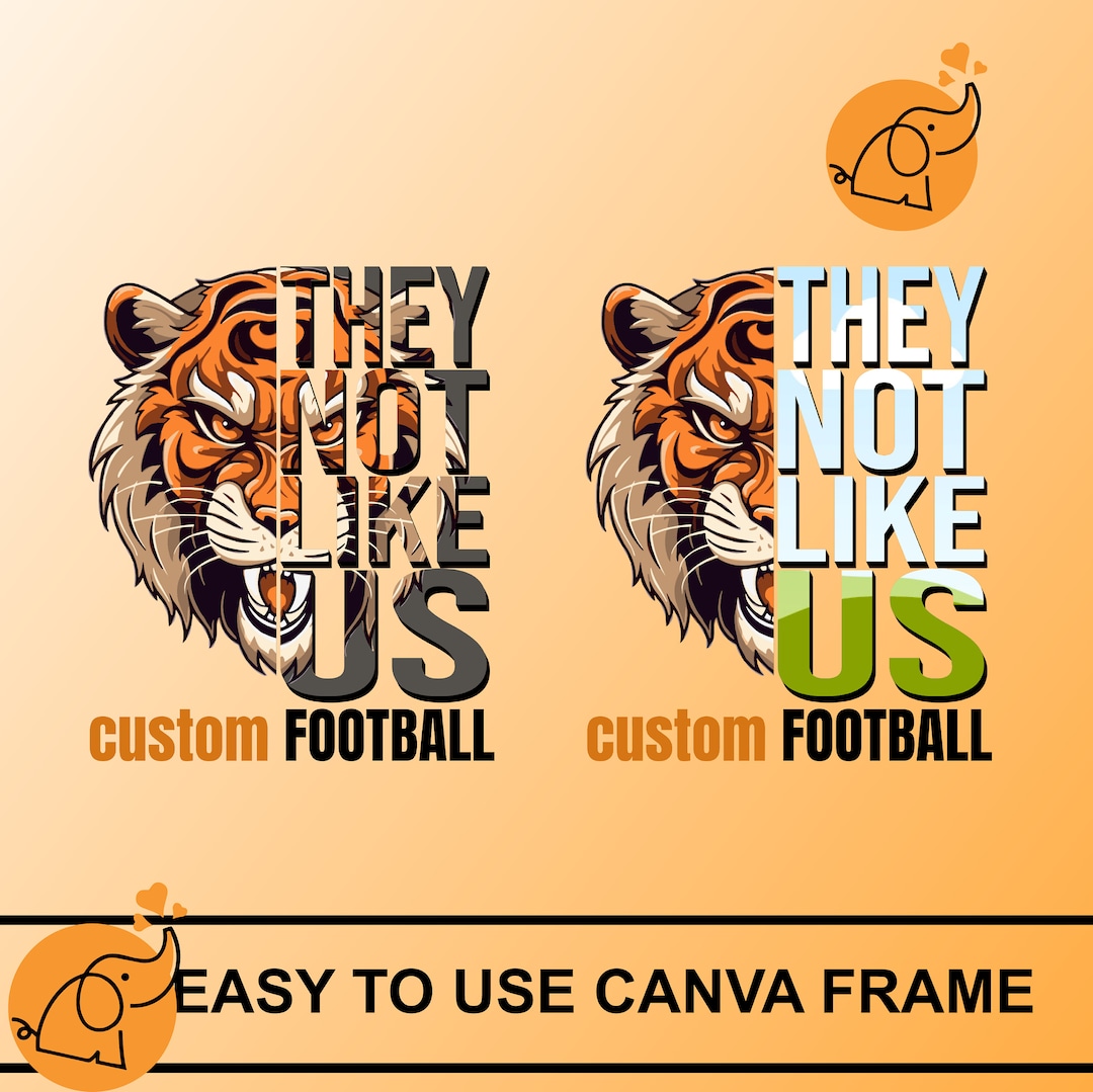 They Not Like Us Canva Frame Collection, 4 Modern Frames, Simple Drag ...