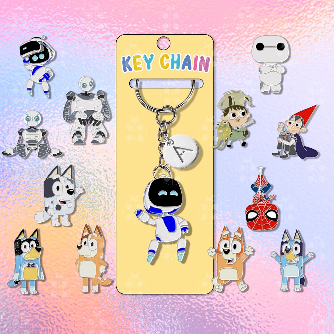 Astro Bot Cute Keychain Gift Best Friends Keychains Robot Games Kawaii ...