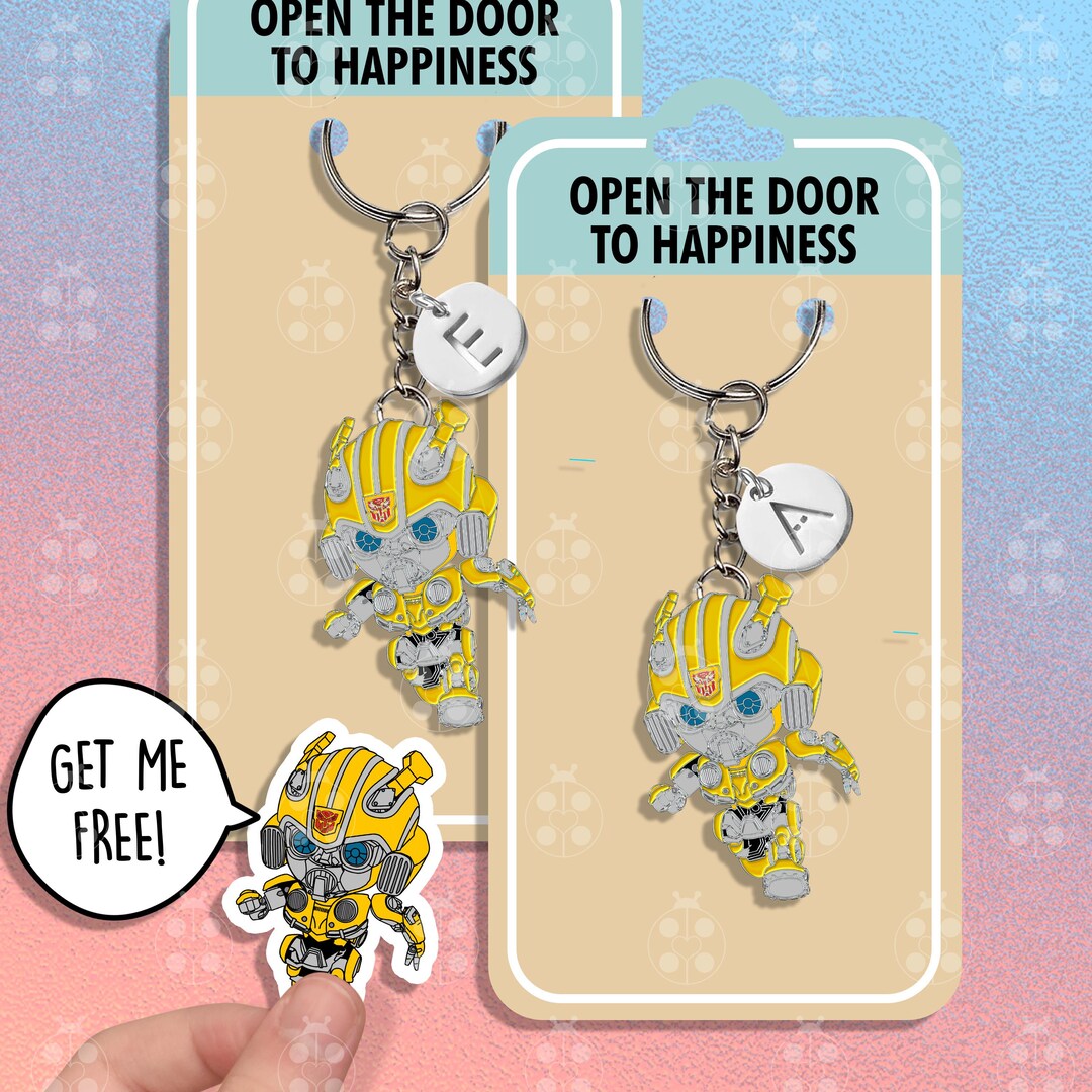 Bumblebee Anime Keychain Gift Best Friends Keychains Autobots Funny ...