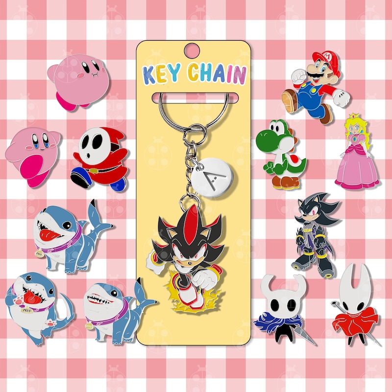 Sonic Shadow Keyring - Etsy UK