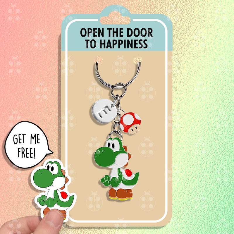 Keychains Yoshi - Etsy